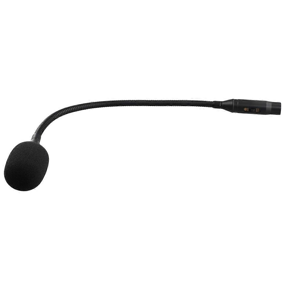 Gooseneck Microphone 3 Pin Flexible Noise Reduction Gooseneck Plug in ...