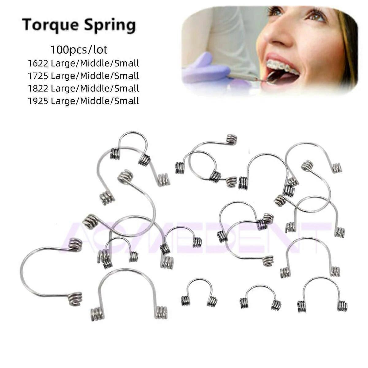100pcs/Lot Dental Torque Springs Rectangular Stainless Steel ...