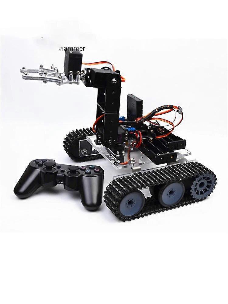 4 Dof Robotic Arm with RC Tank For Arduino Robot DIY Kit Acrylic Ps2 ...