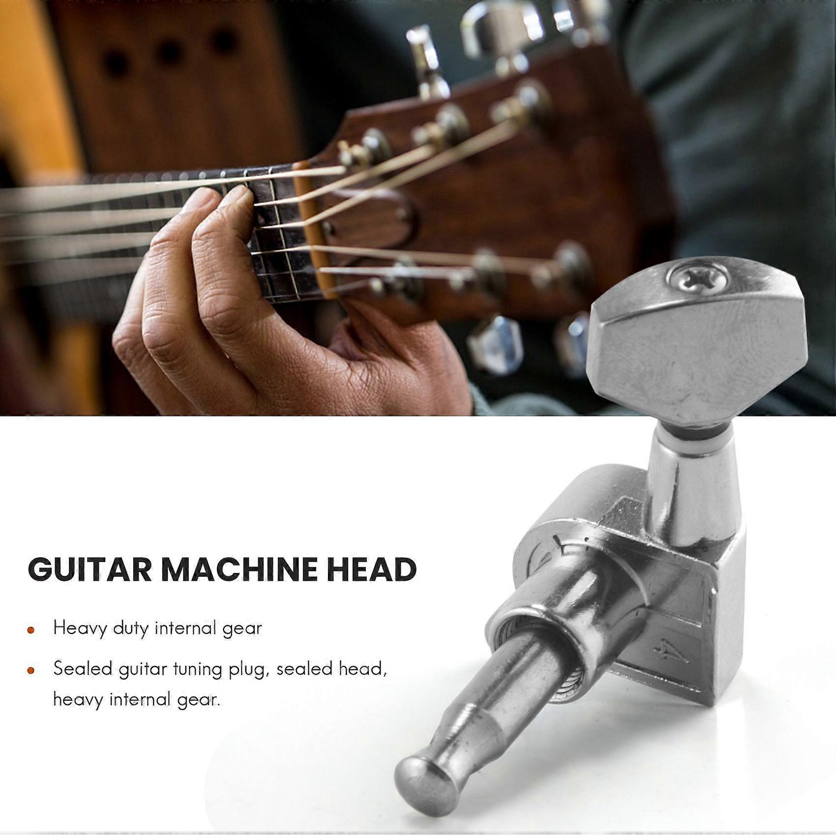 Guitar Sealed Small Peg Tuning Pegs Tuners Machine Heads For Acoustic ...