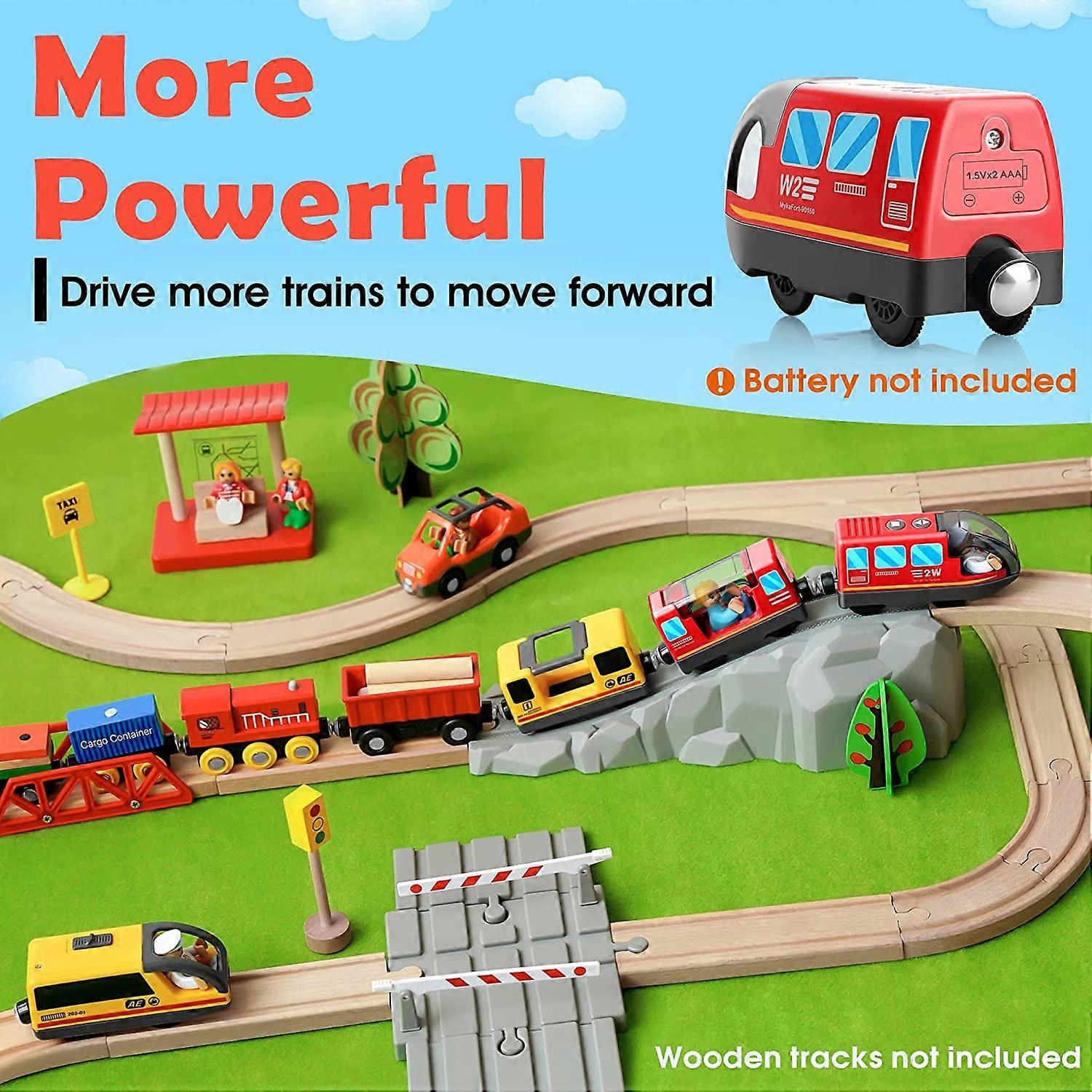 Tiny Land Battery Powered Locomotive Train - Powerful Engine Train ...