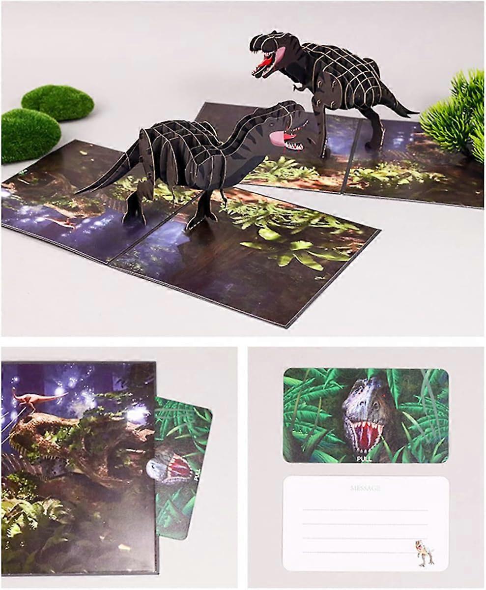 3D birthday card, dinosaur pop-up card, graduation card ...