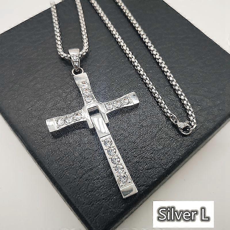 Mens Cool Fast And Furious Dominic Toretto Cross Necklace Pendant ...