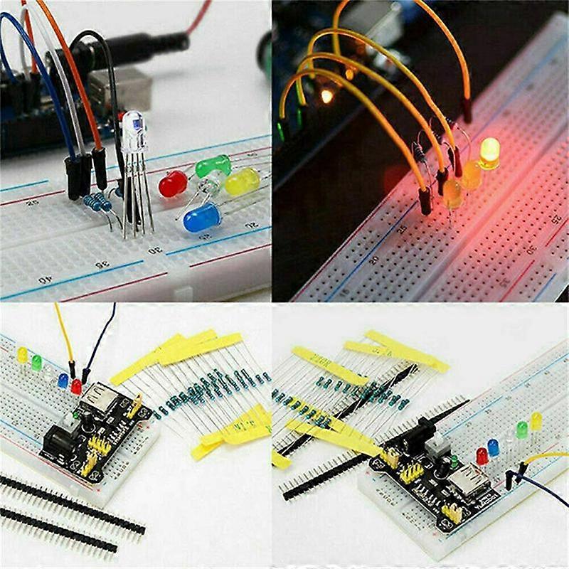 1818PCS DIY Elektronica Componenten Kit Assortiment Weerstanden LED ...