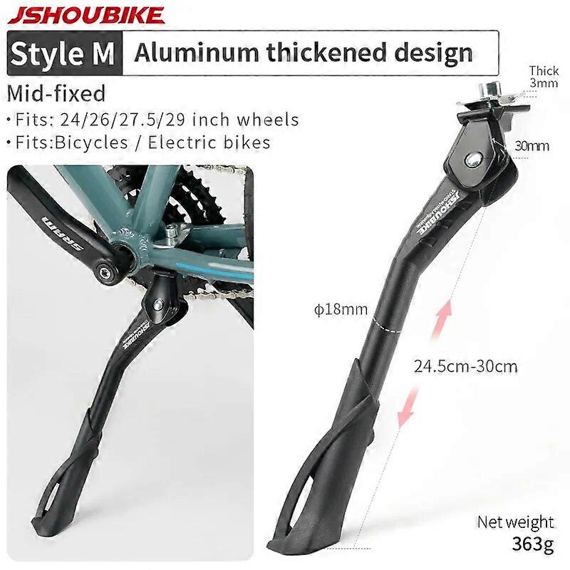 JSHOUBIKE Adjustable Bicycle Kickstand Aluminium Alloy MTB/Snow/Folding ...