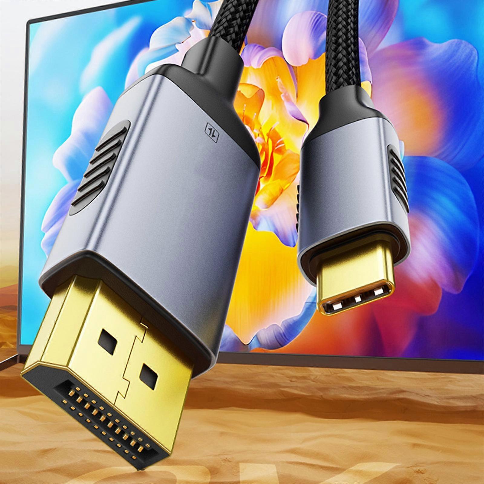 Type C to DP Cable 8K60Hz High Resolution Display Cord USB C to ...