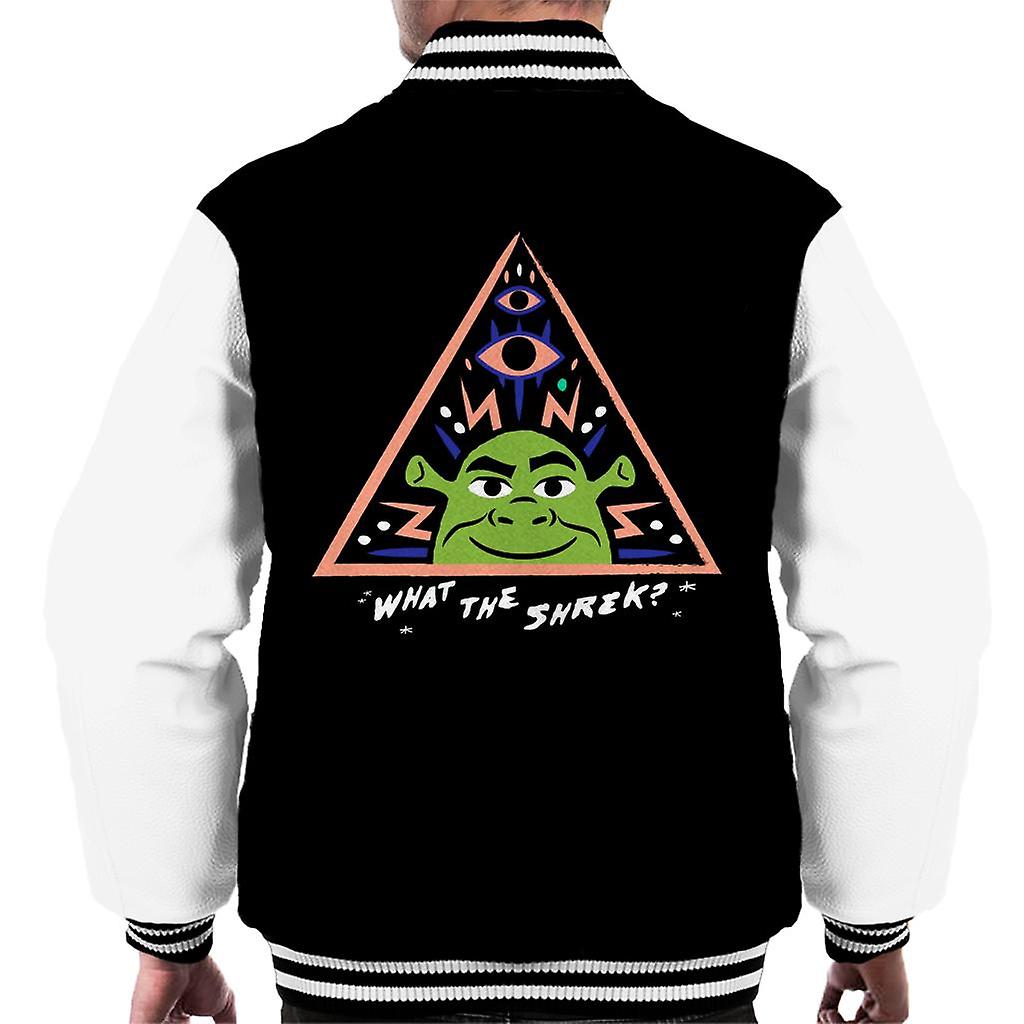 Shrek What The Shrek Triangle Men's Varsity Jacket | Fruugo UK