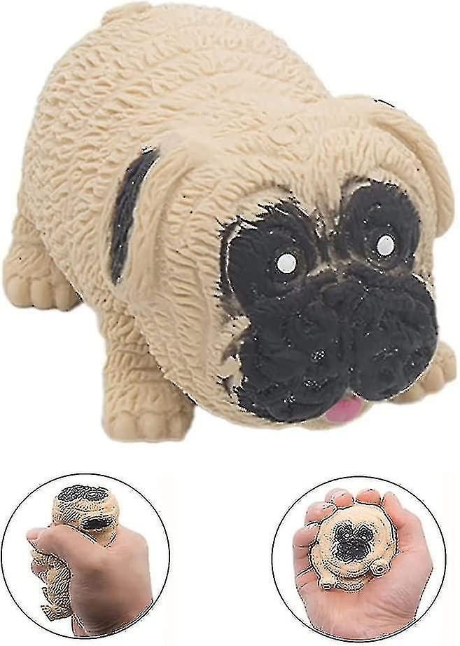 Creative Squishy Toy Handhold Squeeze Fidget Set Pug Dog Toy Boys Girls ...