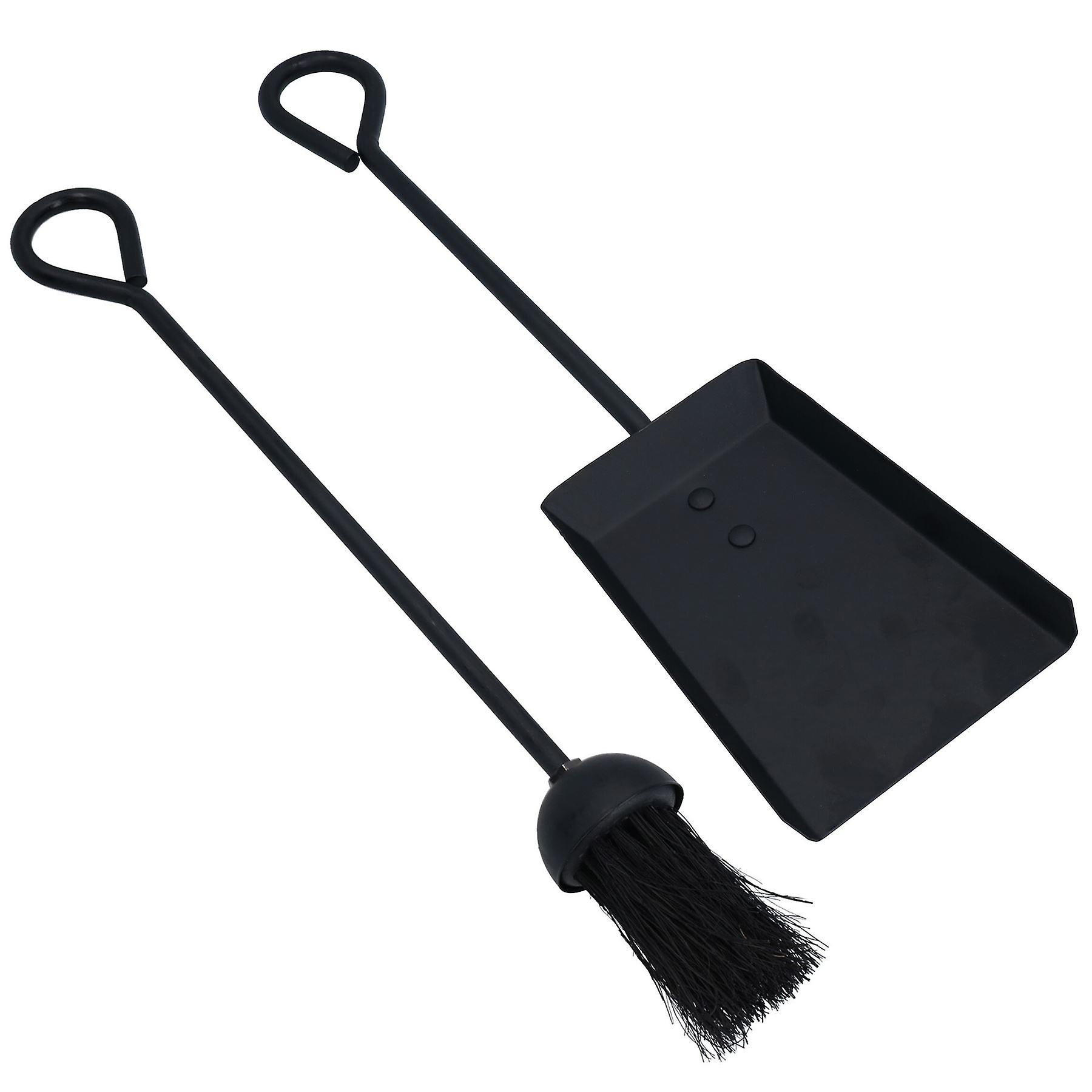 18" Loop Brush & Shovel Shovel Fire Coal Wood Log Burner Steel Metal ...