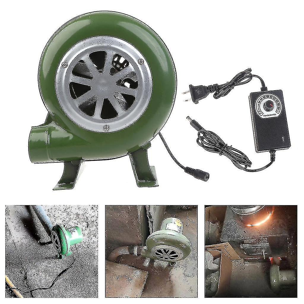 Powerful Bbq Blower Charcoal Chimney Starter Bbq Fan, Smoker Fan Iron ...