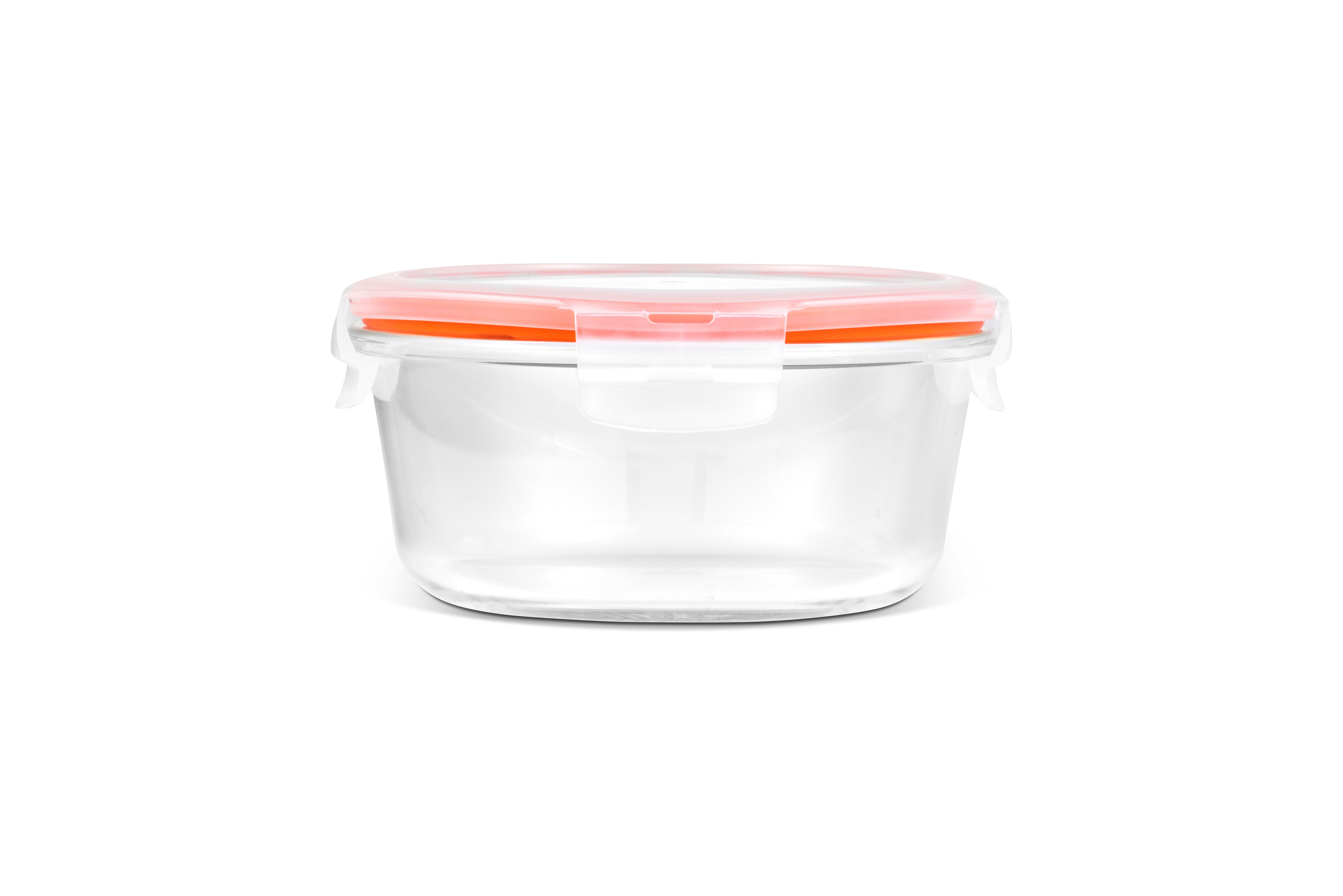 LocknLock Ovenglass Food Container Reusable Round Kitchen Storage Box ...