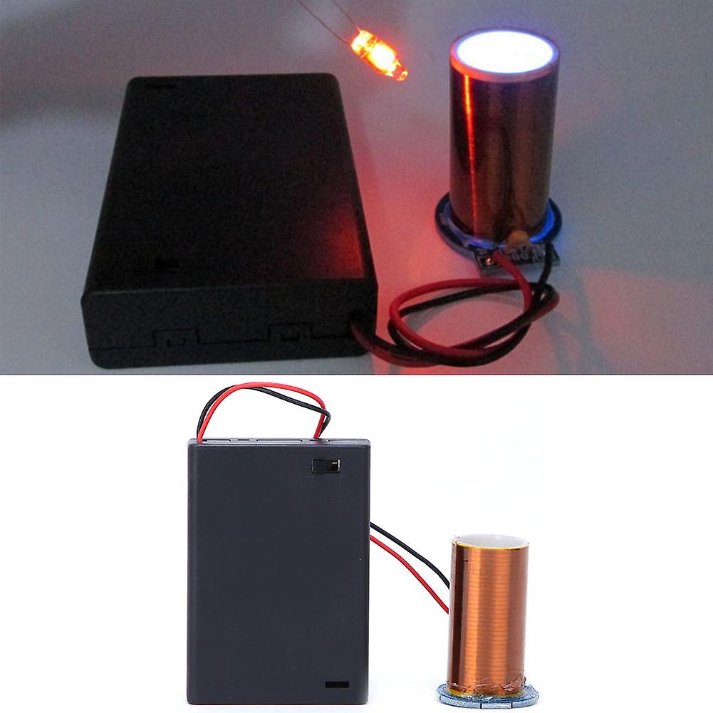Mini Tesla Coil Battery Powered No Arc Remote Ignition Tesla Electronic ...