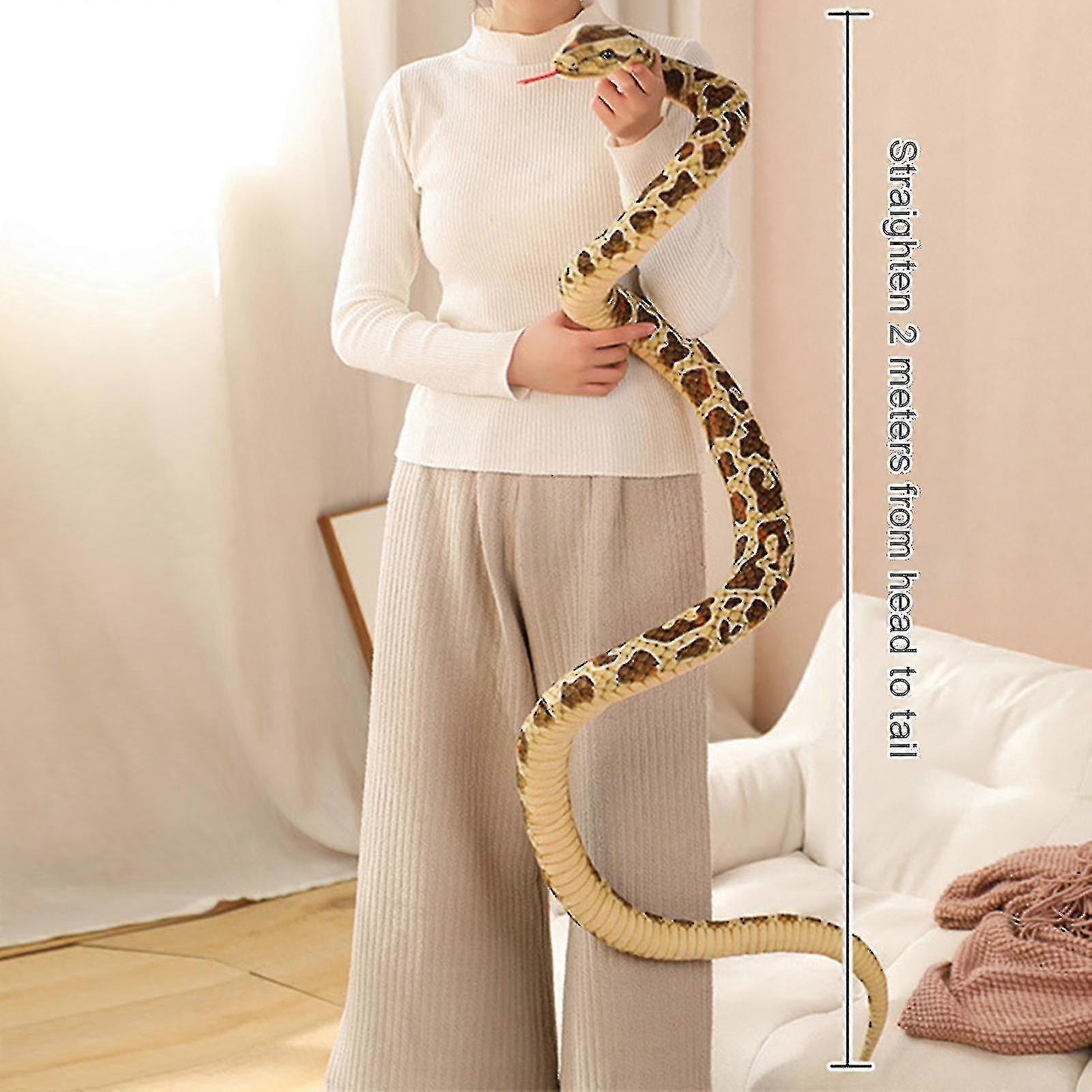 100% New -giant Boa Constrictor Stuffed Animal Snake Plush Toy 80 Inch ...