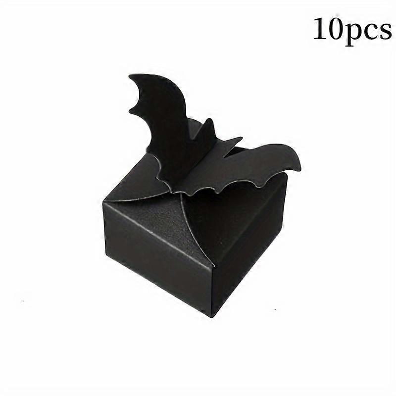 New ModelsSpooky Halloween Party Favor Boxes: 10 Black Bats, Ghosts ...