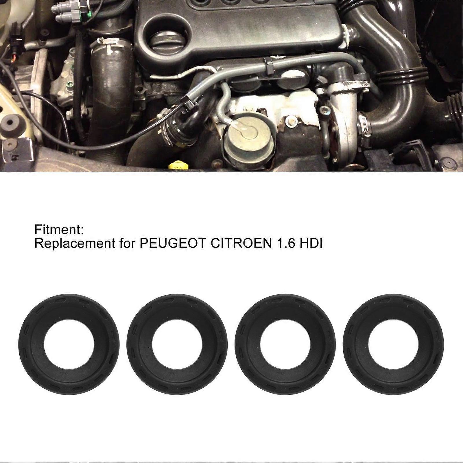 4 Pcs Fuel Injector Seal 1982A0 Rubber Diesel Injector Sealing Washer ...