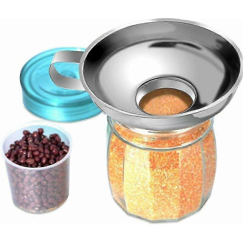 Stainless Steel Jam Funnel Large Diameter Wide Fluted Funnel With ...
