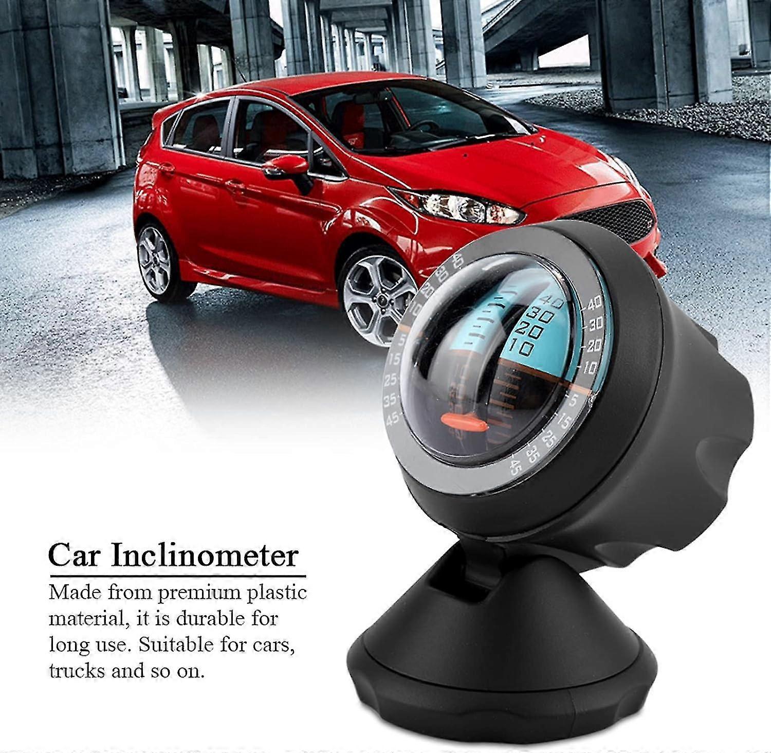 Car Inclinometer Level, Angle Slope Meter Finder Tool Cars Tilt Gauge ...
