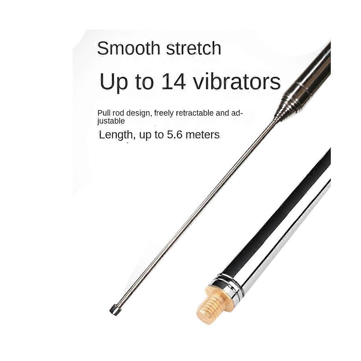 BD7IBI 5.2M Stainless Steel Whip Antenna Pull Rod for HF Radio Positive ...