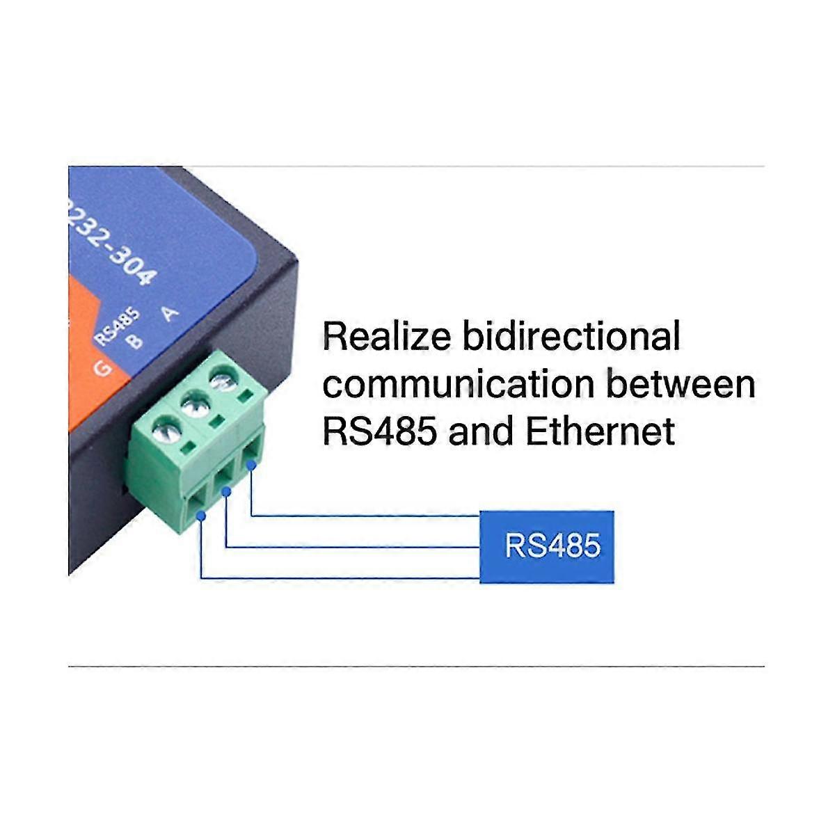 Modbus Serial Port RS485 To Ethernet Converter Server USR-TCP232-304 ...