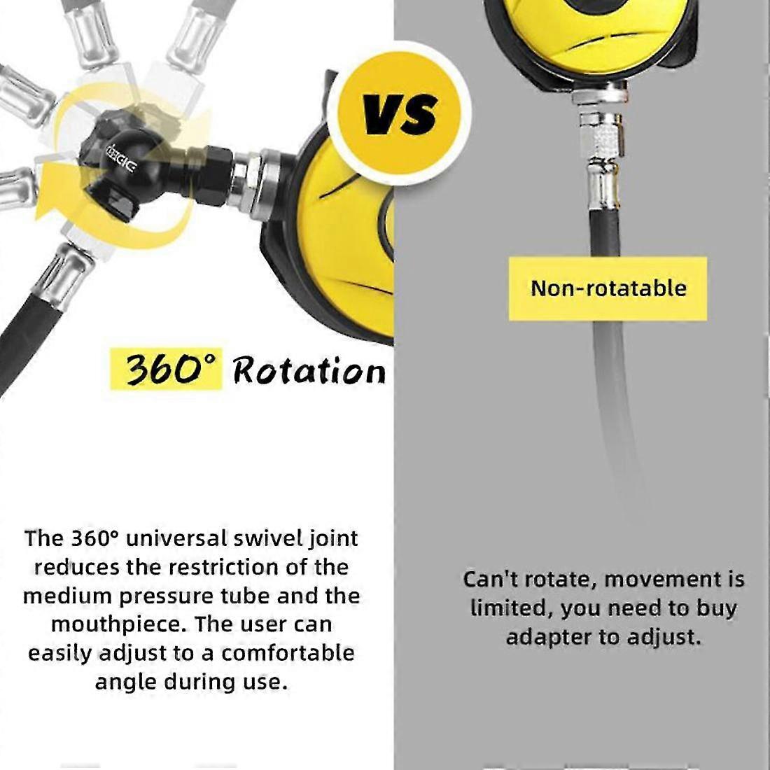 Dideep 5 In 1 Snorkeling Diving Equipment Respirator Snorkel Tube ...