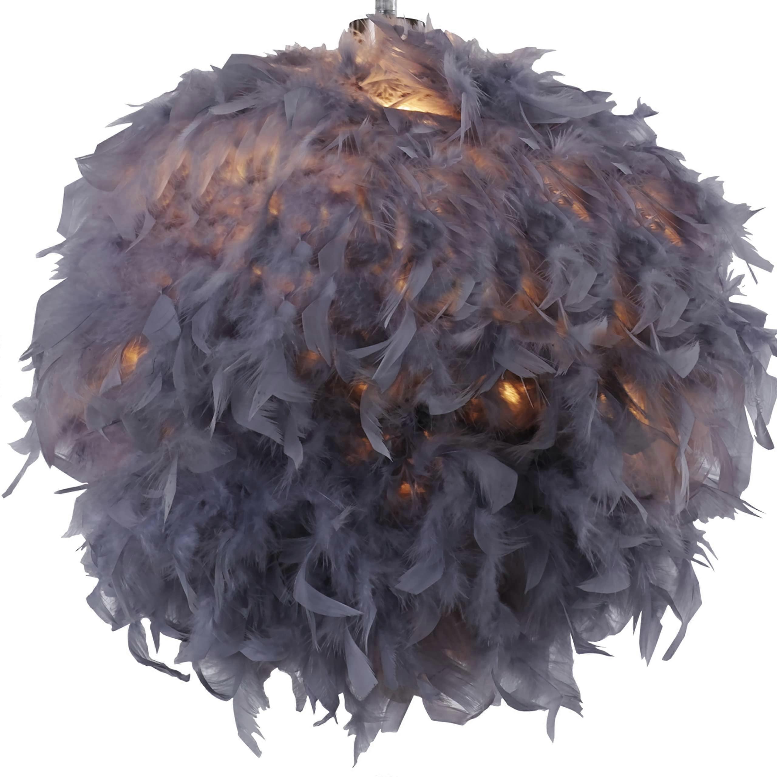 Feather Light Shade | Lamp Shades for Pendant Ceiling Light, Table Lamp ...