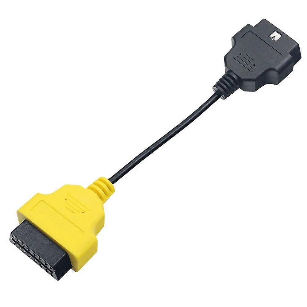 Newest 1pcs for Fiat Ecu Scan Adaptor Connector 16pin OBD2 16pin Cable ...