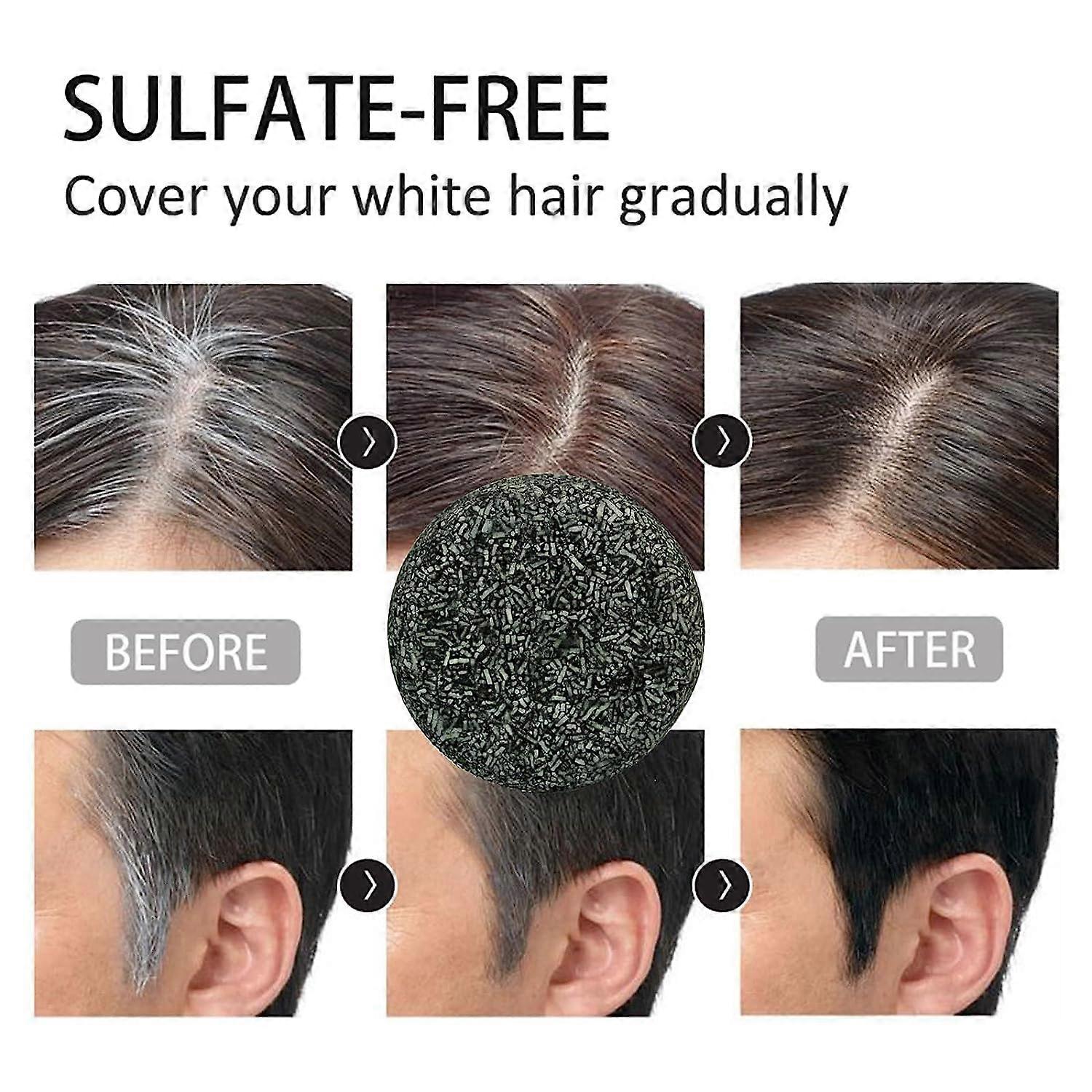 Gray Hair Reverse Bar, Natural Grey Hair Removal Soap, Grey Shine Soap ...