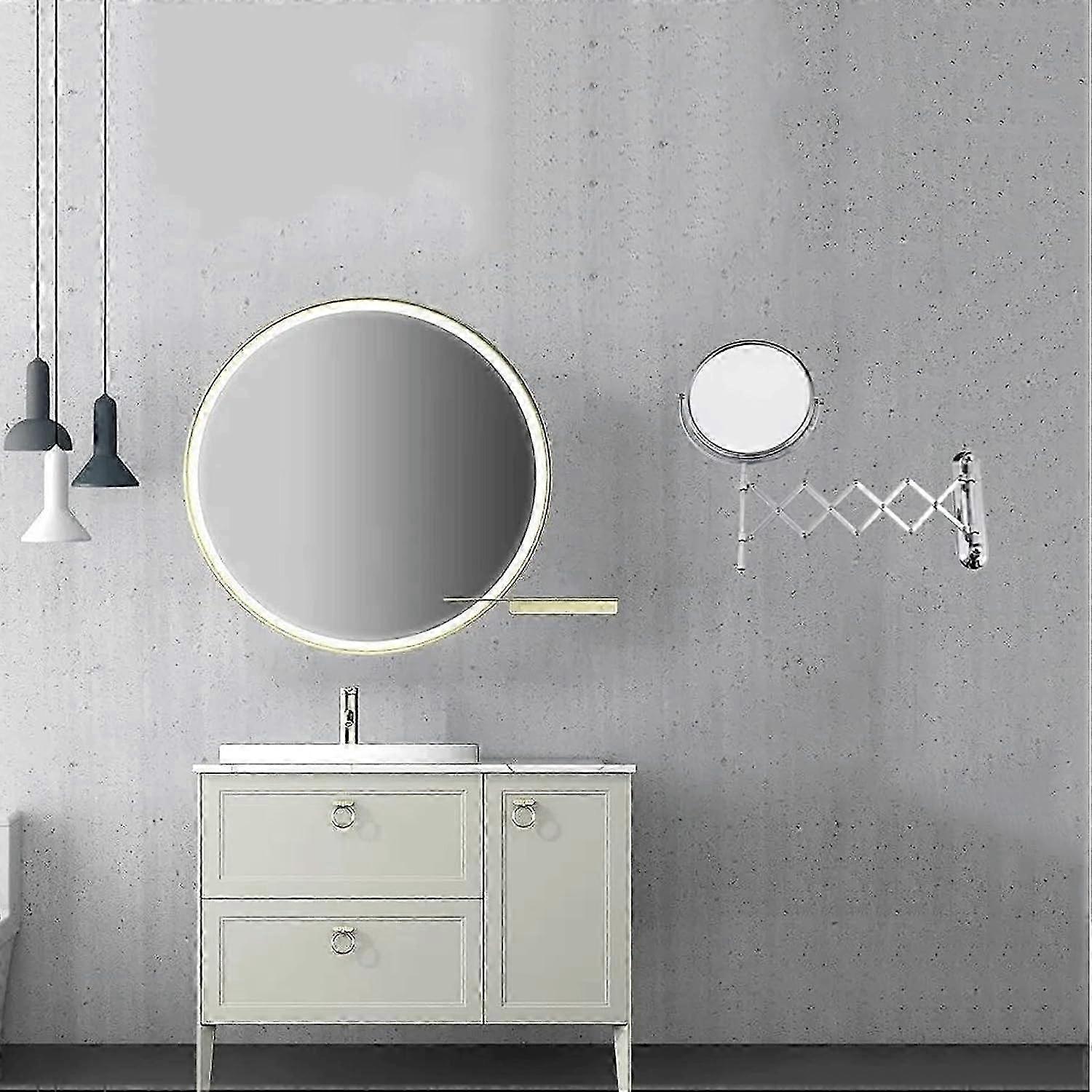Bathroom mirror wall mounted vanity mirror, 360 degree rotation, double ...