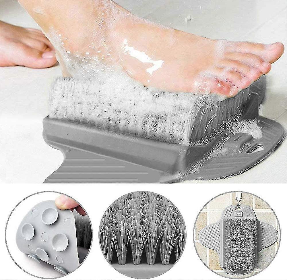 Foot Scrub Brush Foot Massager Massager Shower Brush With Non-slip ...