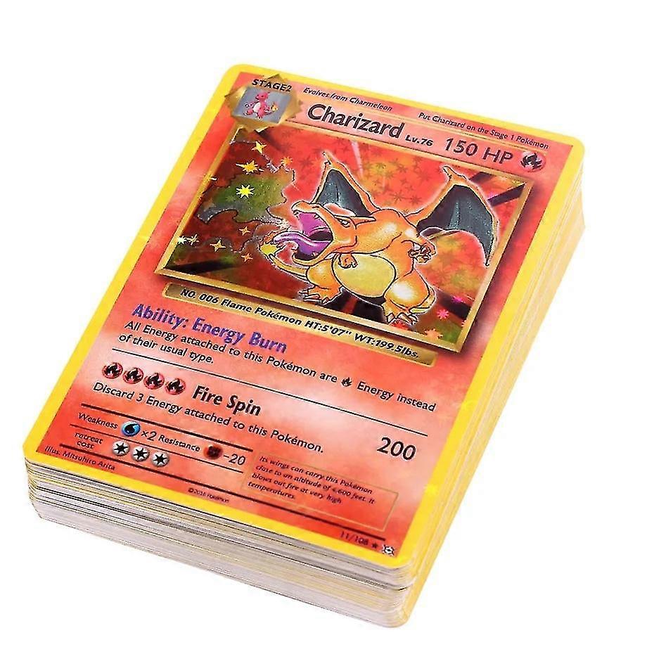 New 1996 Years Diy Pokemon English Flash Cards Vstar Gx V Vmax Ex Mega Charizard Ninetales ...