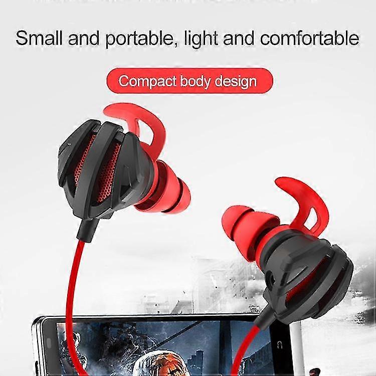 G6 Wired In Ear 3.5mm Interface Stereo Wire-controlled Hifi Earphones ...