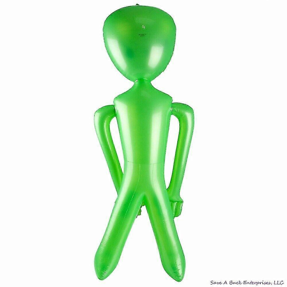 Green Alien Inflatable - 6 Foot Blow Up Prop Birthday Party Gift ...