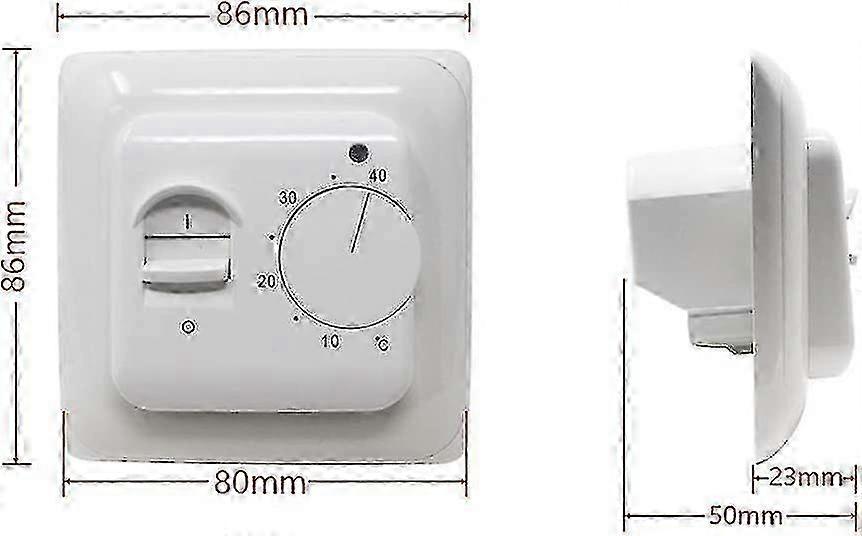 Manual Underfloor Heating Thermostats 220v 16a, Electric Underfloor ...