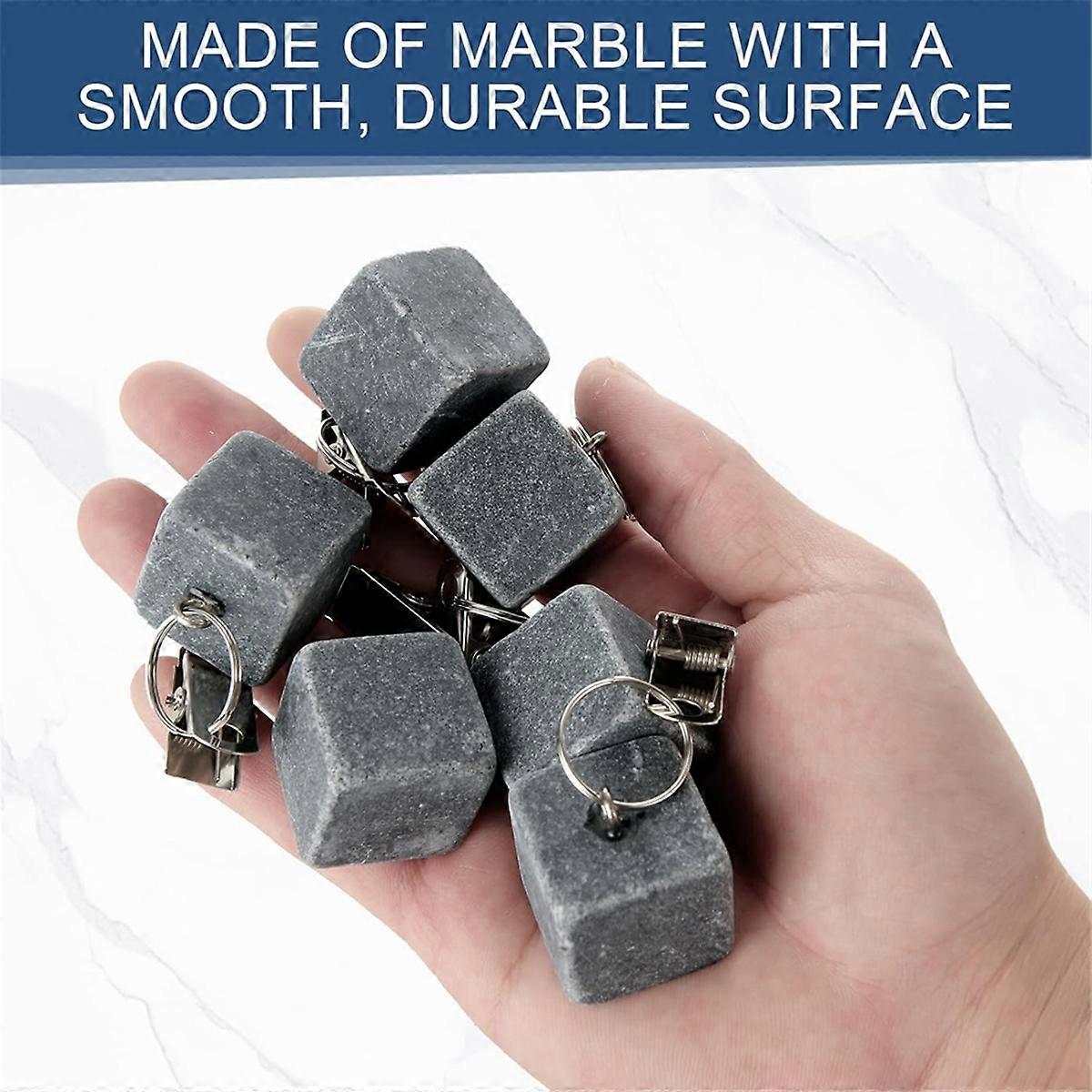 16PCS Tablecloth Weights with Metal Clip, Cube Table Covers Pendant ...