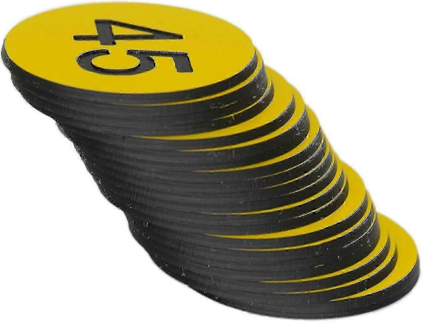 Plastic Number Tags Engraved Numbered Tags Id Tags Key Tags Without ...