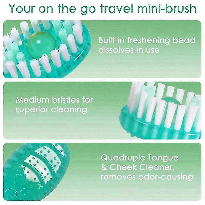 40 Pack Disposable Mini Travel Toothbrushes - 5 in 1 Function, Travel ...