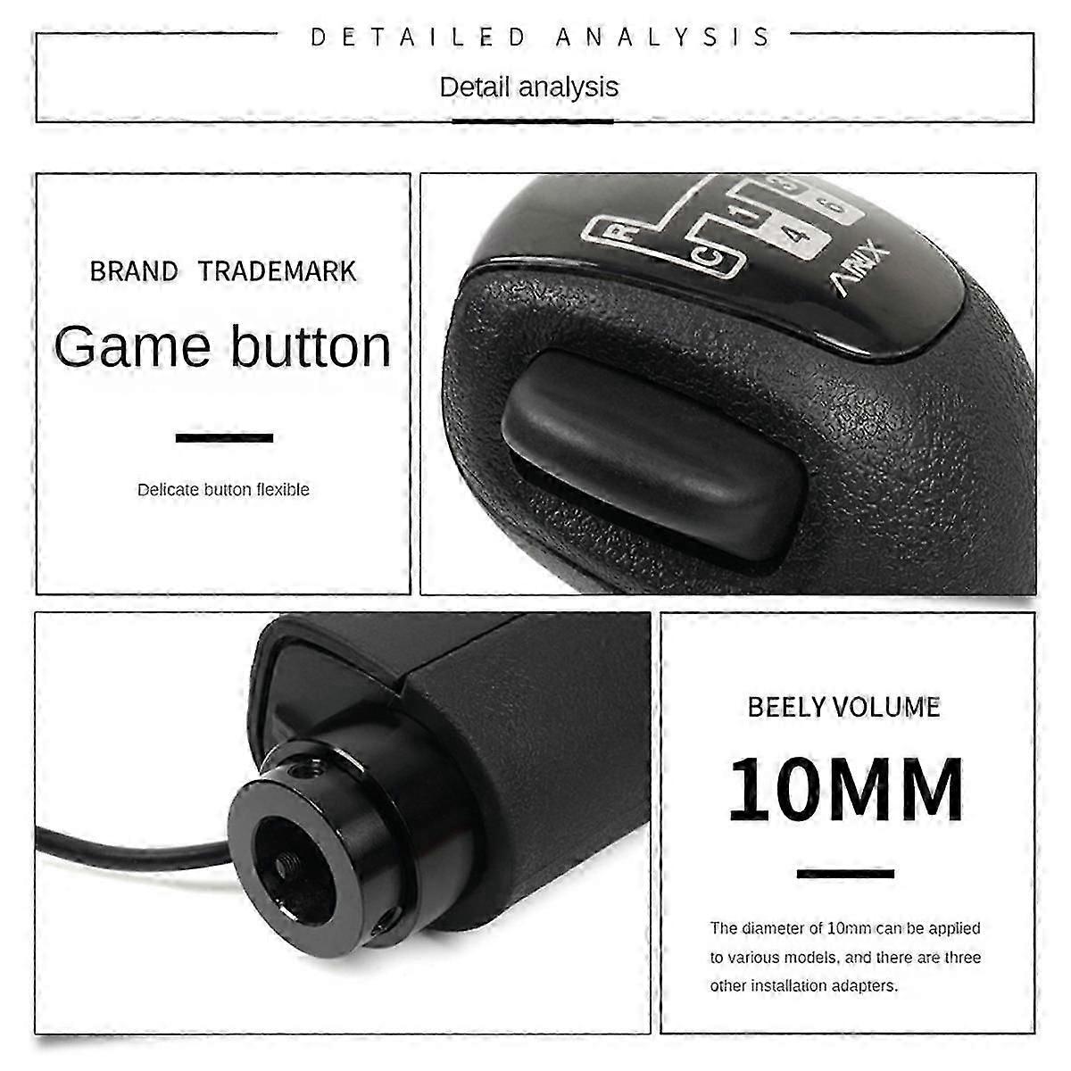 USB Shift Knob for Logitech G923 G29 G27 G25 TH8A for ETS2&ATS Scania ...