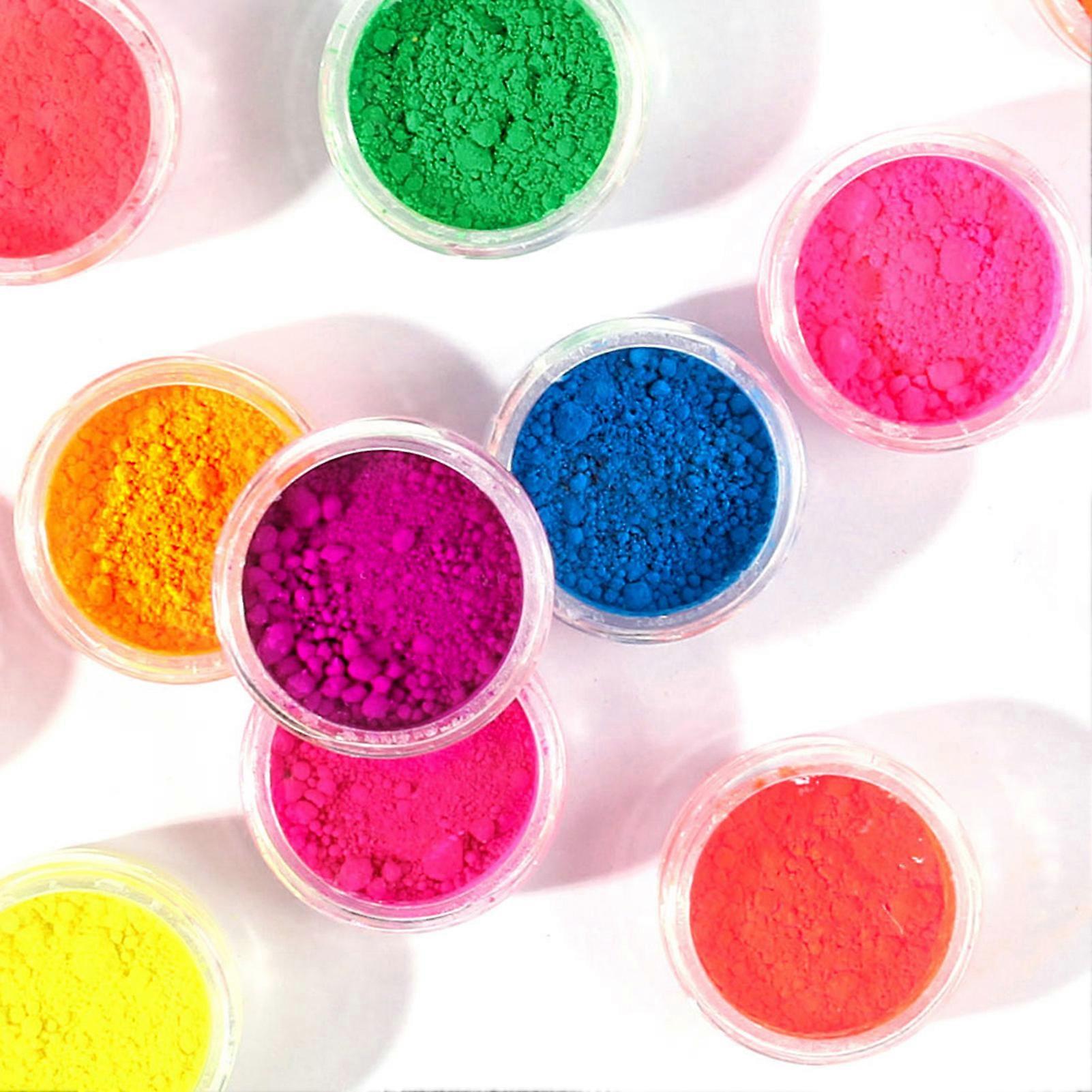 BEPTV45 12 colors fluorescent powder luminous powder super bright ...