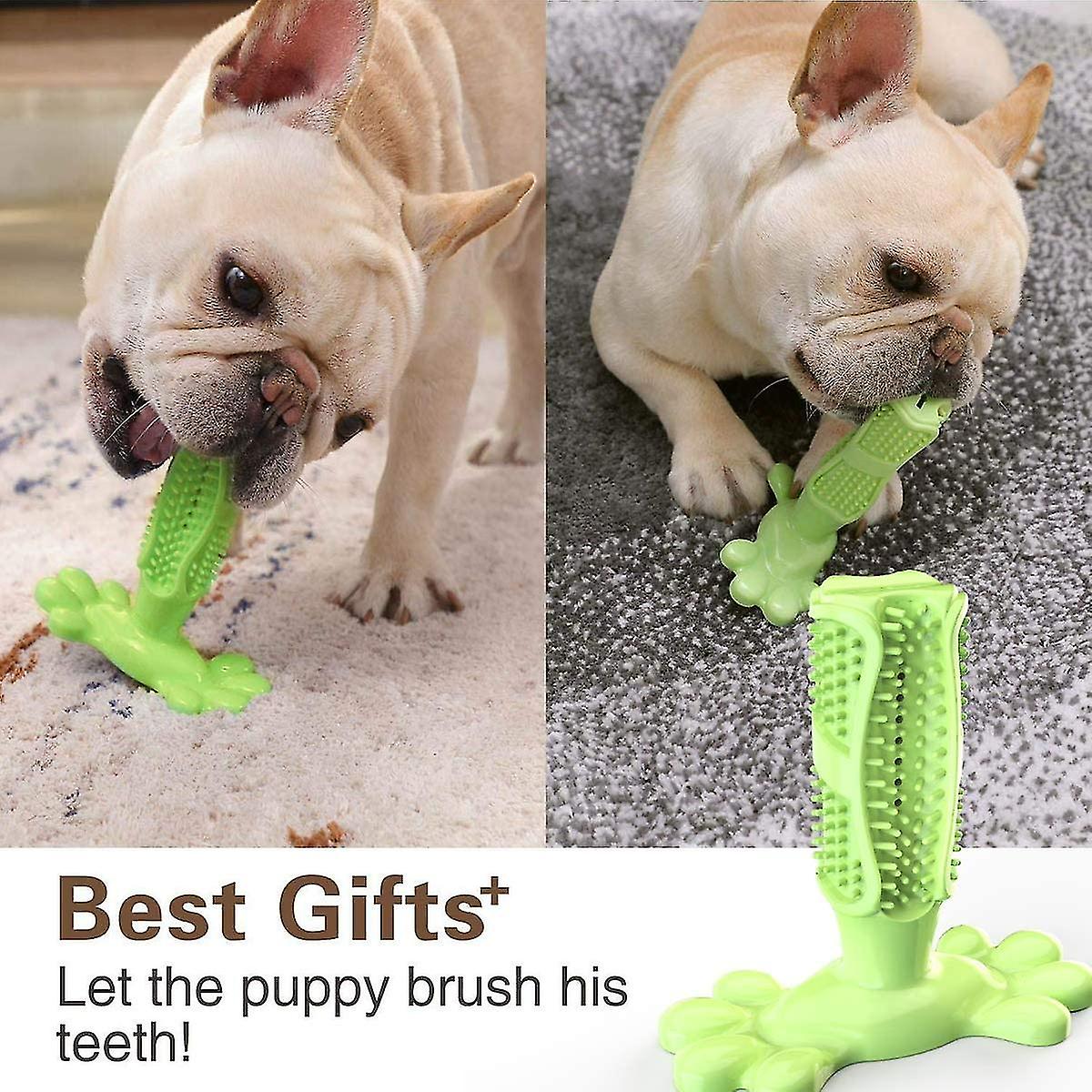 Dog Toothbrush Made Of Natural Rubber Chew Toy For Teeth Cleaning ...
