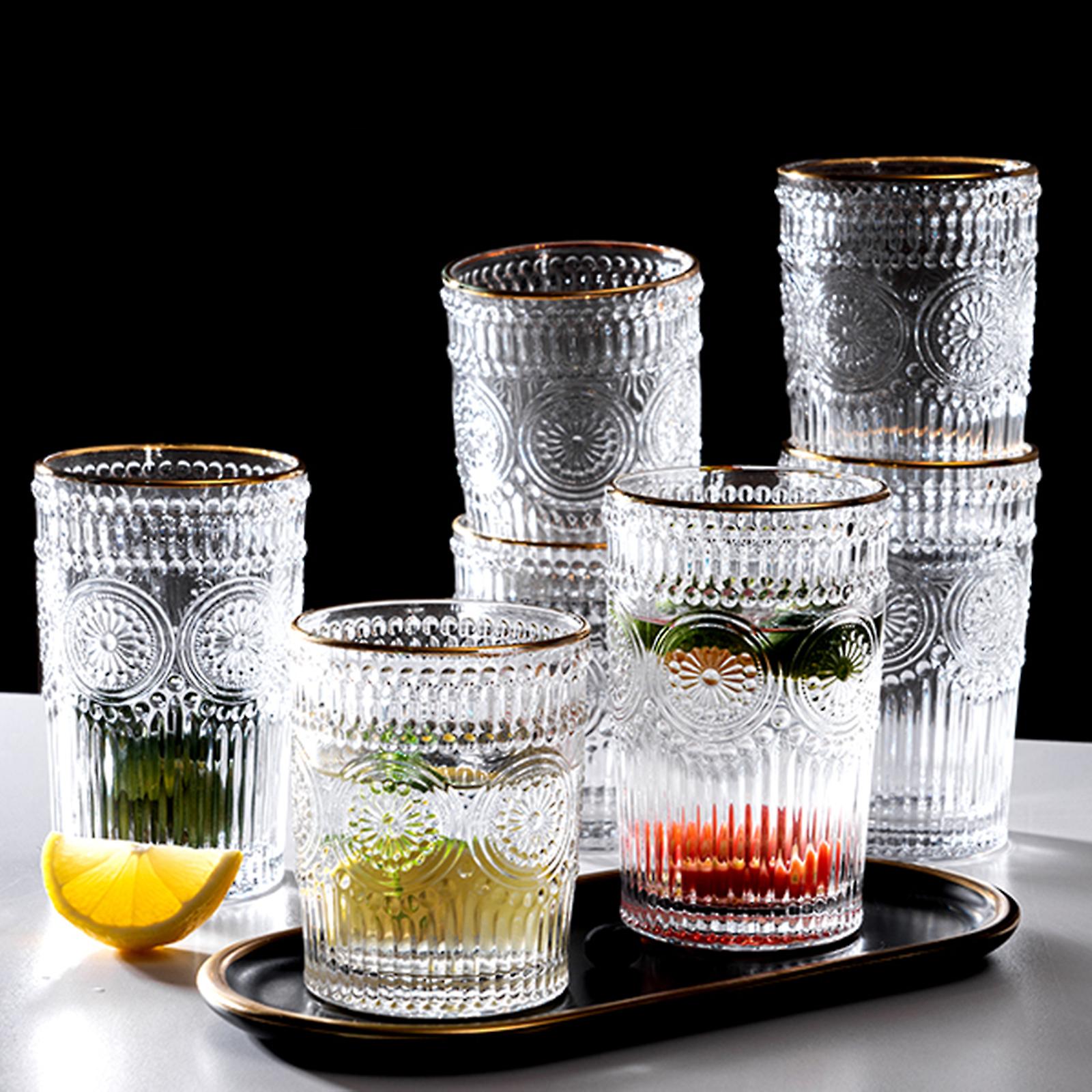 Sales Promotion-embossed Vintage Glassware Set For Beer,romantic ...