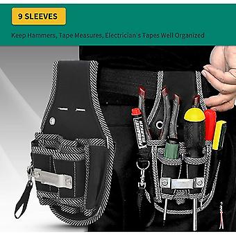 Electrician's Tool Pouch Belt, Professional Waist Work Pouch ...