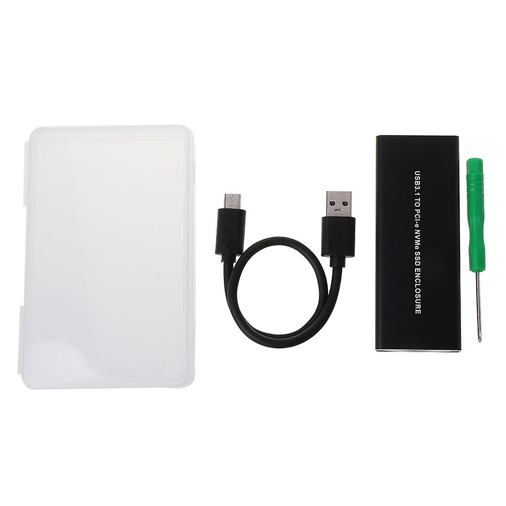 Ssd Adapter For Nvme Ssd Disk Box M.2 Ssd Enclosure Case With Cable ...