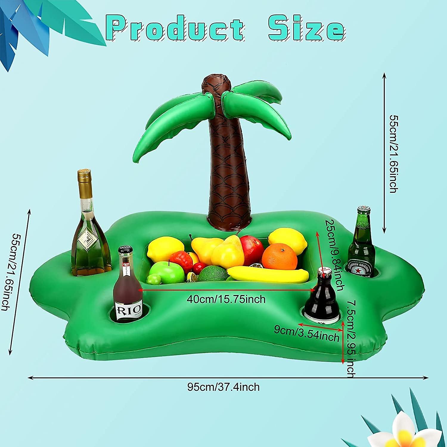 Pool Tray, Inflatable Palm Tree, Inflatable Floating Pool Bar, Pool ...