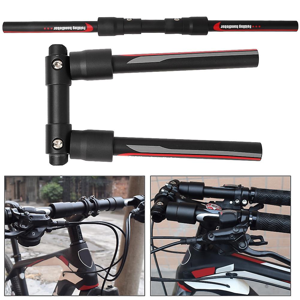 Foldable Bicycle Handlebar,Foldable Quick Release Mountain Bike Handlebar Foldable Bike ...