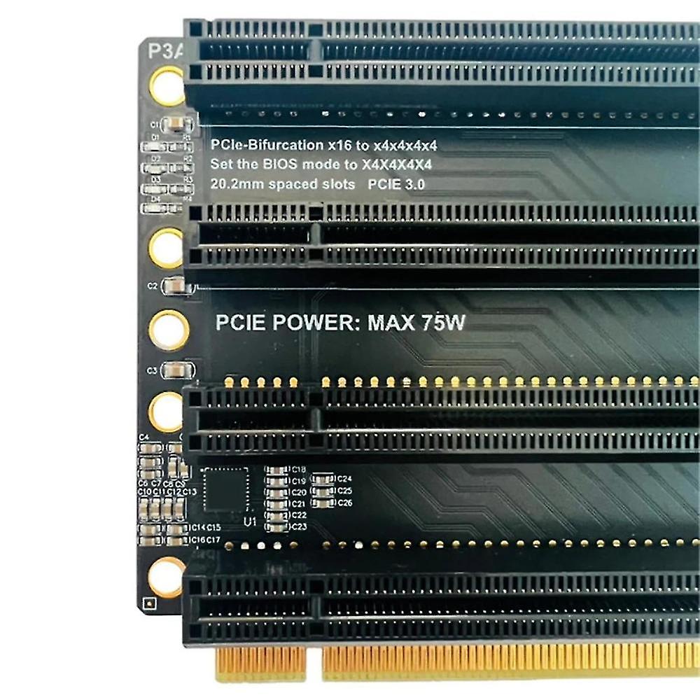 Pcie-bifurcation X16 To X4x4x4x4 Expansion Card Pci-e Gen3 3.0 X16 1 To ...