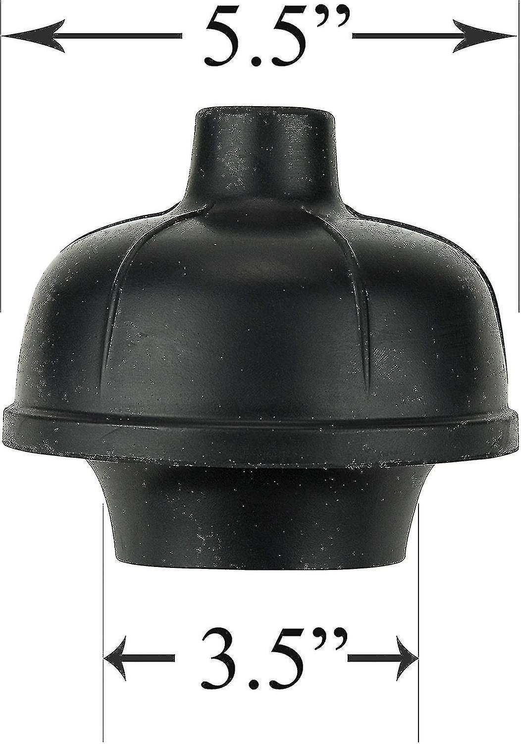 Rubber Toilet Plunger, Double Thrust Force Cup, Heavy Duty, Commercial ...