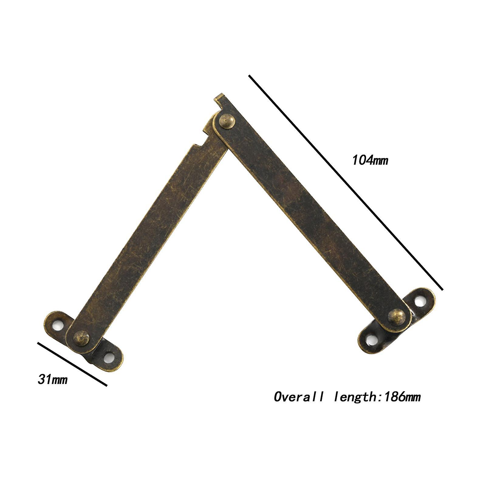 2 Pieces Lid Folding Support Hinges Cupboard Lift up Strut for Jewelry ...