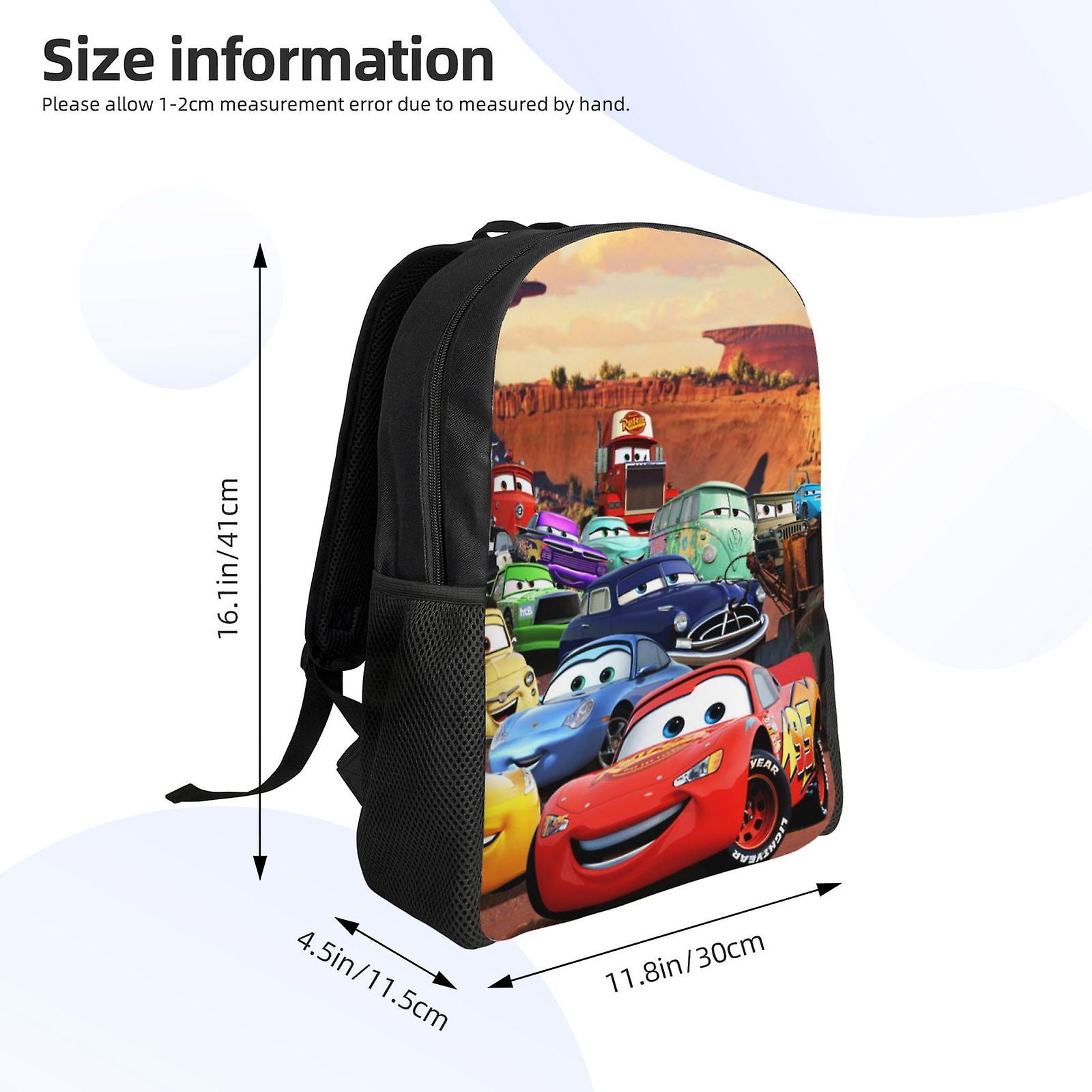 Pixar Cars Kids Backpack School Bags Book Bags Travel Bag For Boys ...
