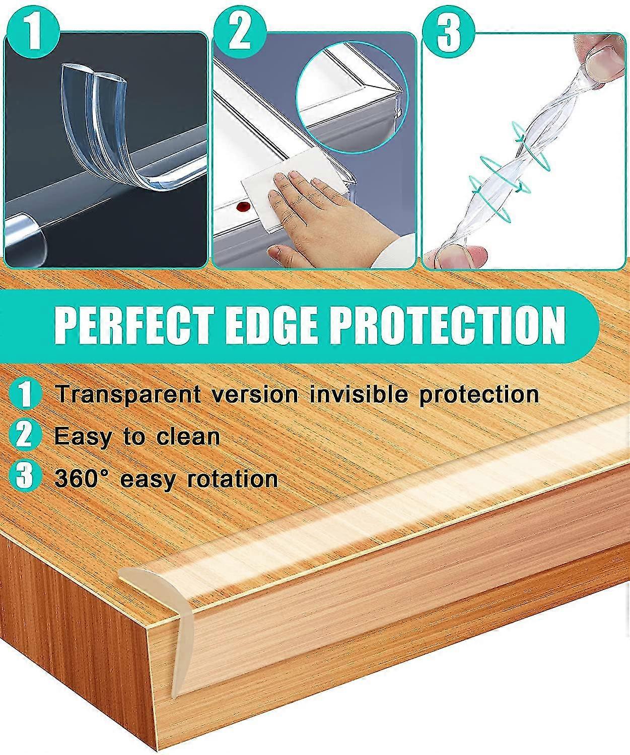 Kids Table Protector, Baby Proof Corners And Desk Edge Protector, 2m ...