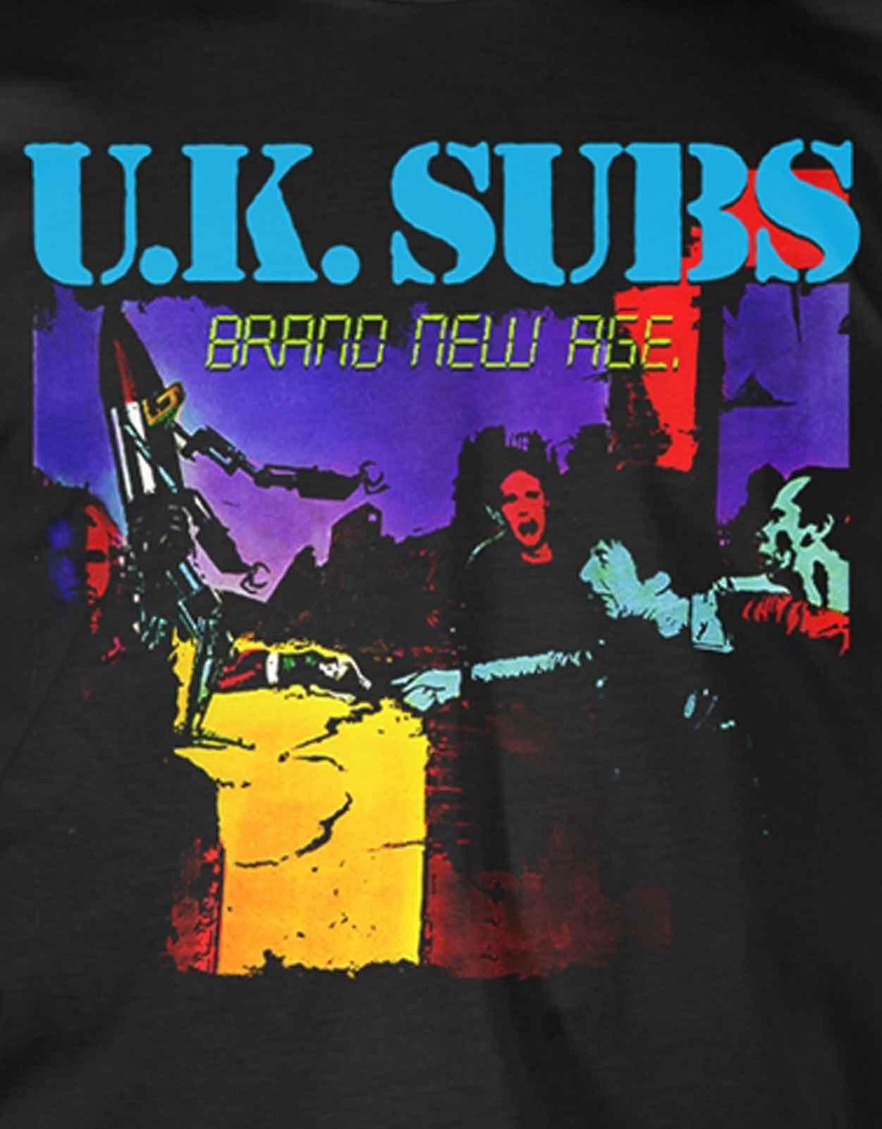 Uk Subs T Shirt Brand New Age Band Logo new Official Mens Black | Fruugo UK